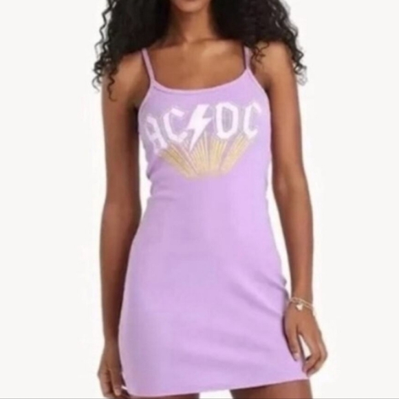 AC/DC | Dresses | Acdc Purple Mini Dress | Poshmark